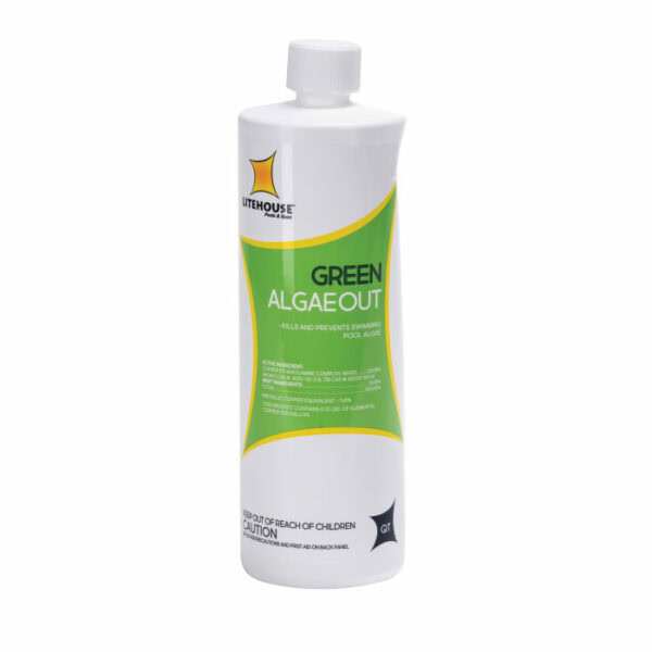 Litehouse Algaecide Green Algaeout Qt. | Litehouse Pools and Spas