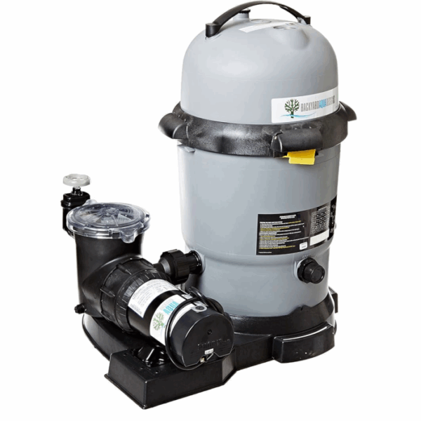 100 Square Foot Cartridge Filter System with 3/4HP 2-Speed Pump ...