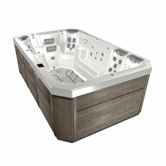 S150 SWIM KIT - Snow Shell / Timber Cabinet | Litehouse Pools and Spas
